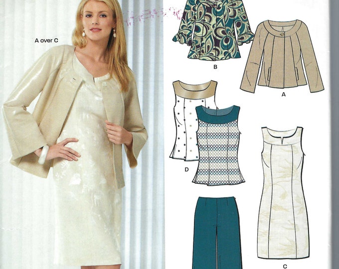 Uncut New Look Sewing Pattern 6921 Jacket-top-dress and Pants With ...