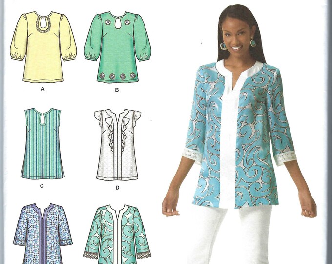 Uncut Simplicity Sewing Pattern Easy Loose Fitting Tunic Pattern ...