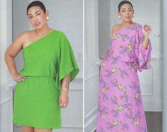 Uncut Simplicity Sewing Pattern 8877 R10191 Misses' Caftan in Two ...