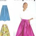 Uncut Simplicity Sewing Pattern Misses' Pleated SKIRTS 11691 9711 Size ...