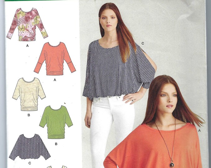 Uncut Simplicity Sewing Pattern 8089 Misses Knit Tops Sewing Pattern ...