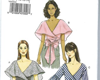 Vogue V8784 Sewing Pattern - Misses' Wrap Dress - Size 6-14 or 14-22 ...