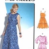 Uncut Simplicity Sewing Patterns 668 8383 Misses' Knit Trapeze Dress ...