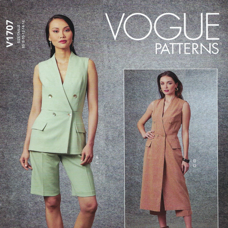 Vogue Vest Patterns - Etsy