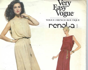 Uncut Vintage Vogue Sewing Pattern American Designer O Scar De La R ...