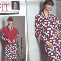 1982 Vintage VOGUE Sewing Pattern Coat & Detachable Lining B36" (2351 ...