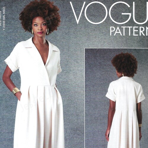 Uncut Vogue Sewing Pattern 1239 CHADO RALPH Rucci Misses Dress - Etsy