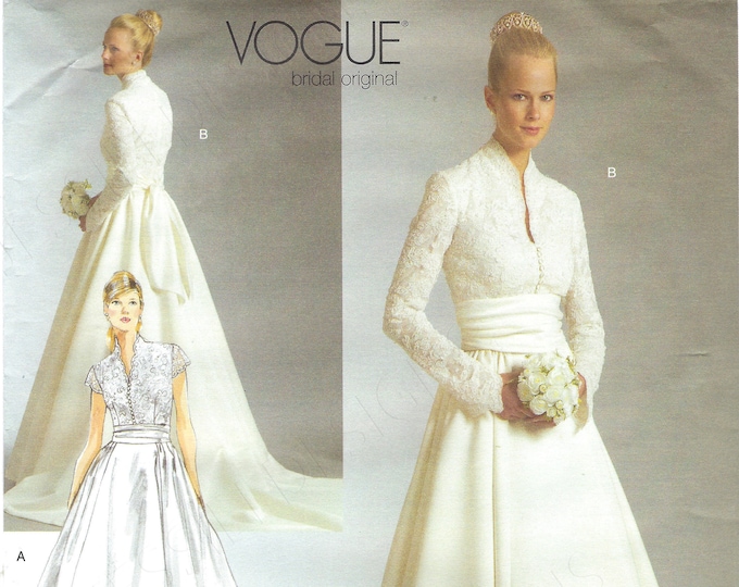 Uncut Vogue Sewing Pattern 2979 Misses'/misses' Petite Dress and Sash ...