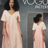 Uncut Vogue Sewing Pattern 1799 Women's Dress, Pullover Dress, Loose ...