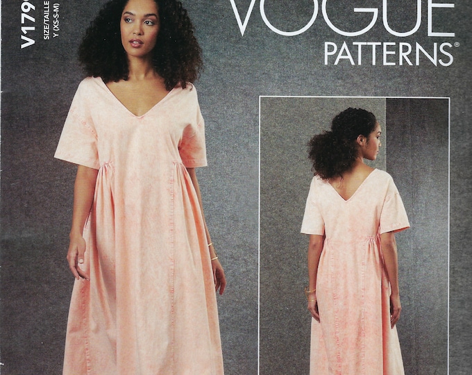 Vogue Sewing Pattern for Women's Dress, Kimono Dress, Maxi Dress ...