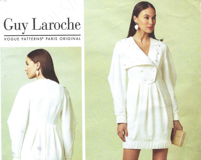 Uncut Vogue Sewing Pattern 1548 Designer Guy Laroche Paris Original ...