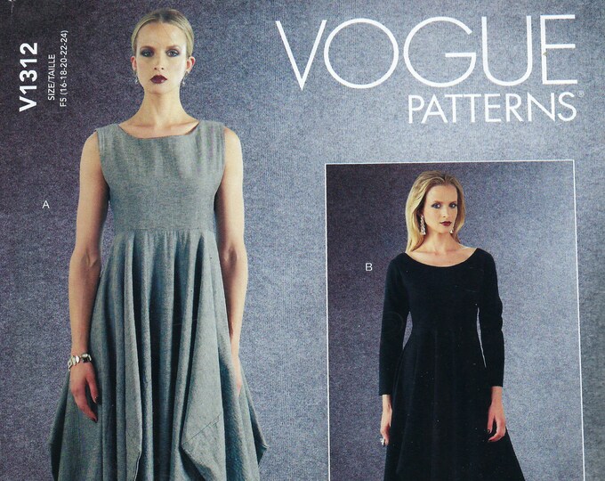 Uncut Vogue Sewing Pattern 1312 Sewing Pattern Origami Raised Waist 2 ...