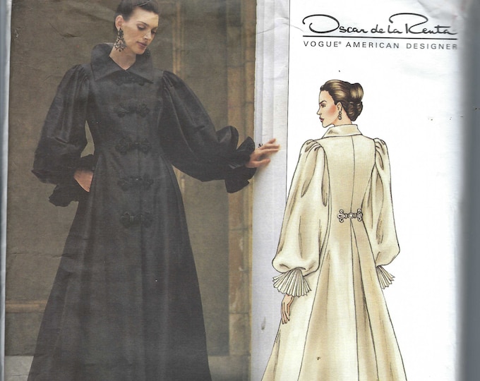 Uncut Vintage Vogue Sewing Pattern American Designer O Scar De La R ...