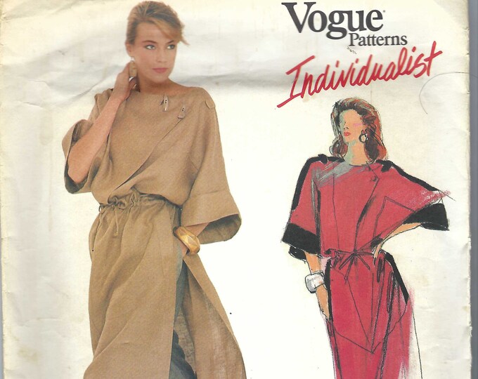 Rare Uncut Vintage Vogue Sewing Pattern 2973 Claude Montana Misses ...