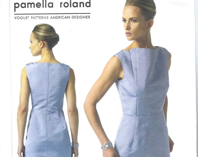 Uncut Vogue Sewing Pattern Designer Pamella Roland Uncut Factory Fold ...