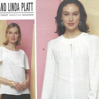 Uncut Vogue Sewing Pattern Womens Tops, Long Sleeve Tops, Pullover Tops ...