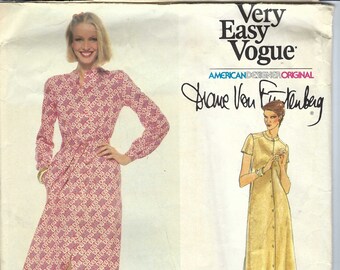 Vogue Sewing Pattern for Women's Dress, Empire Waist Dress, Summer ...