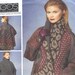 Uncut Vogue Sewing Pattern 1277 Reversible Wrap Jacket, Loose Fit Coat ...