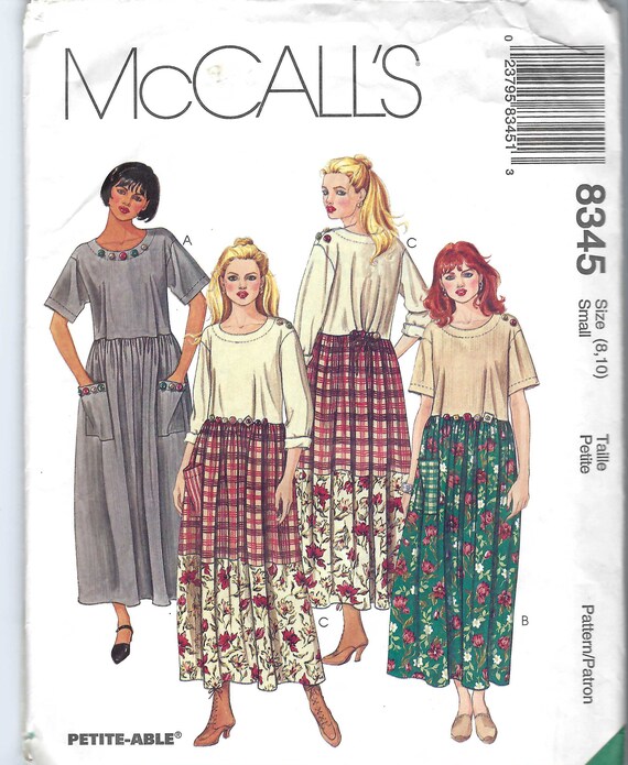 Uncut Vintage Mccalls Sewing Pattern 8345 Vintage Mccalls Size - Etsy