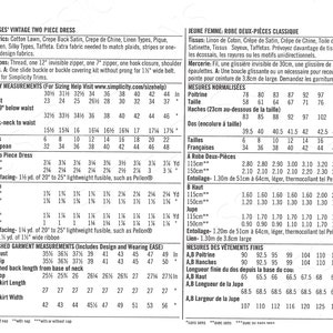 Uncut Simplicity Sewing Pattern 8463 Misses' Vintage 1940s 2-piece ...