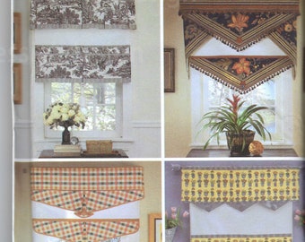 Simplicity Shades and Valance Pattern 5342, Window Treatments - Etsy