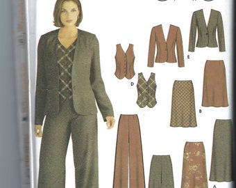 Uncut Simplicity Sewing Pattern 4954 Misses' Design Your Own Lined ...
