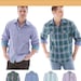 Uncut Simplicity Pattern 1544 AA Traditional Men's Shirt With Fabric ...