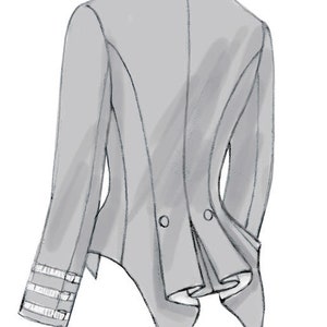 Uncut Butterick Sewing Pattern B6400 6400 Misses' Boned, Back-pleat ...