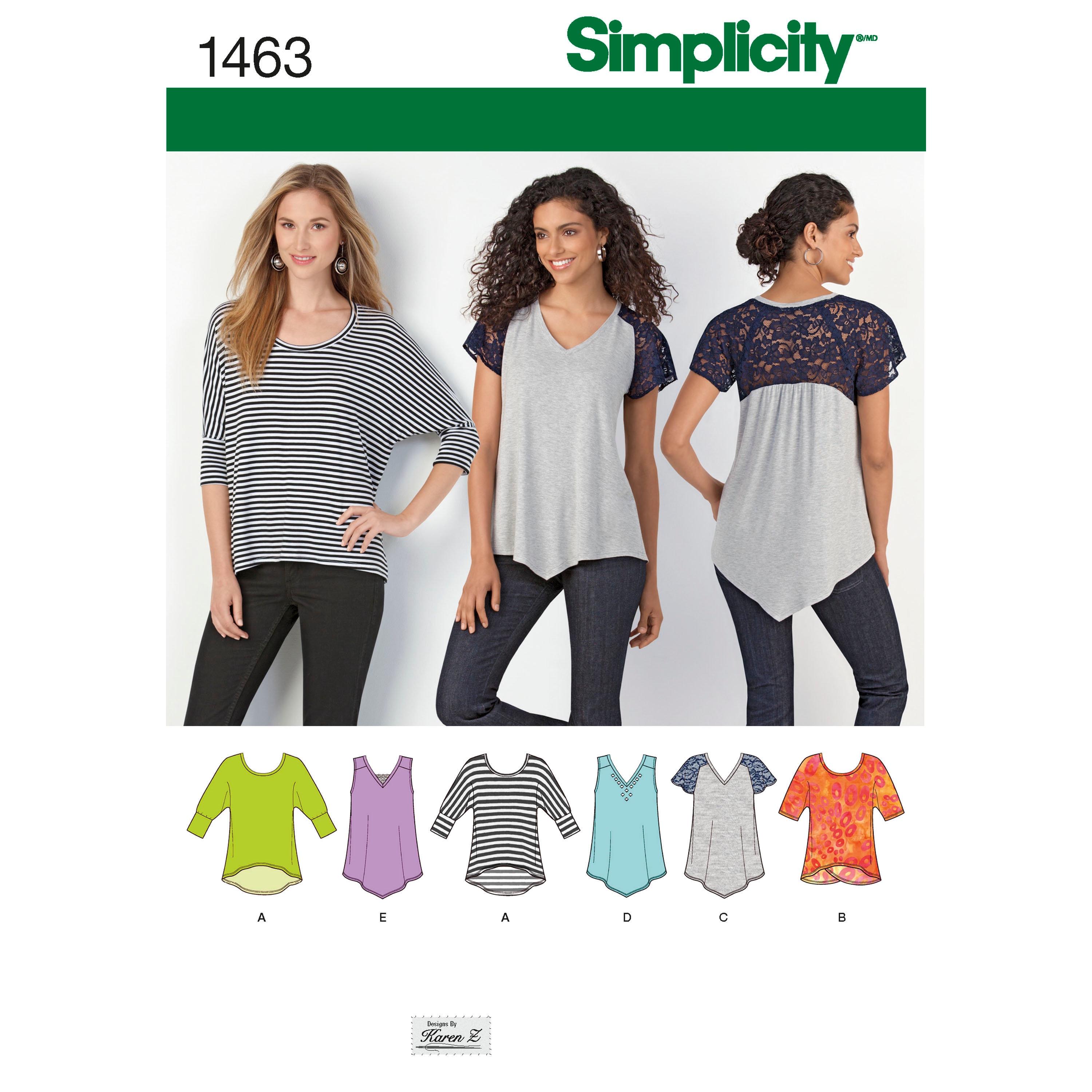 Uncut Misses' Knit Tops - Simplicity 511 974 1463 Size:xxs-xxl FF - Etsy