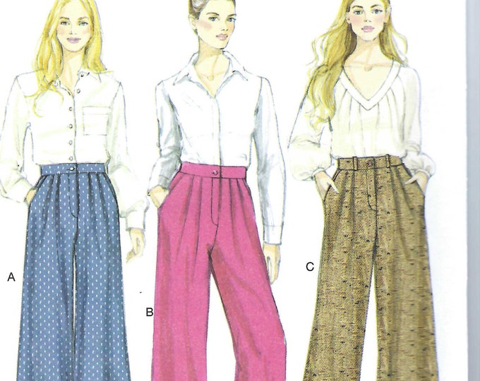Uncut Vogue Sewing Pattern 8836 Misses Pants Size 8-10-12-14-16 16-24 ...