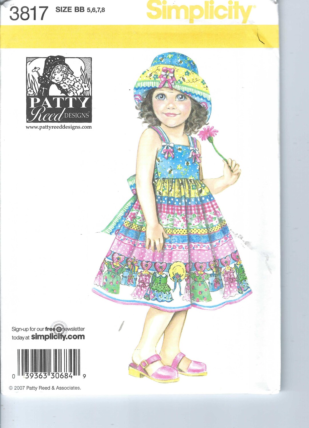 Uncut Simplicity Sewing Pattern 3817 Sewing Pattern for Childs ...
