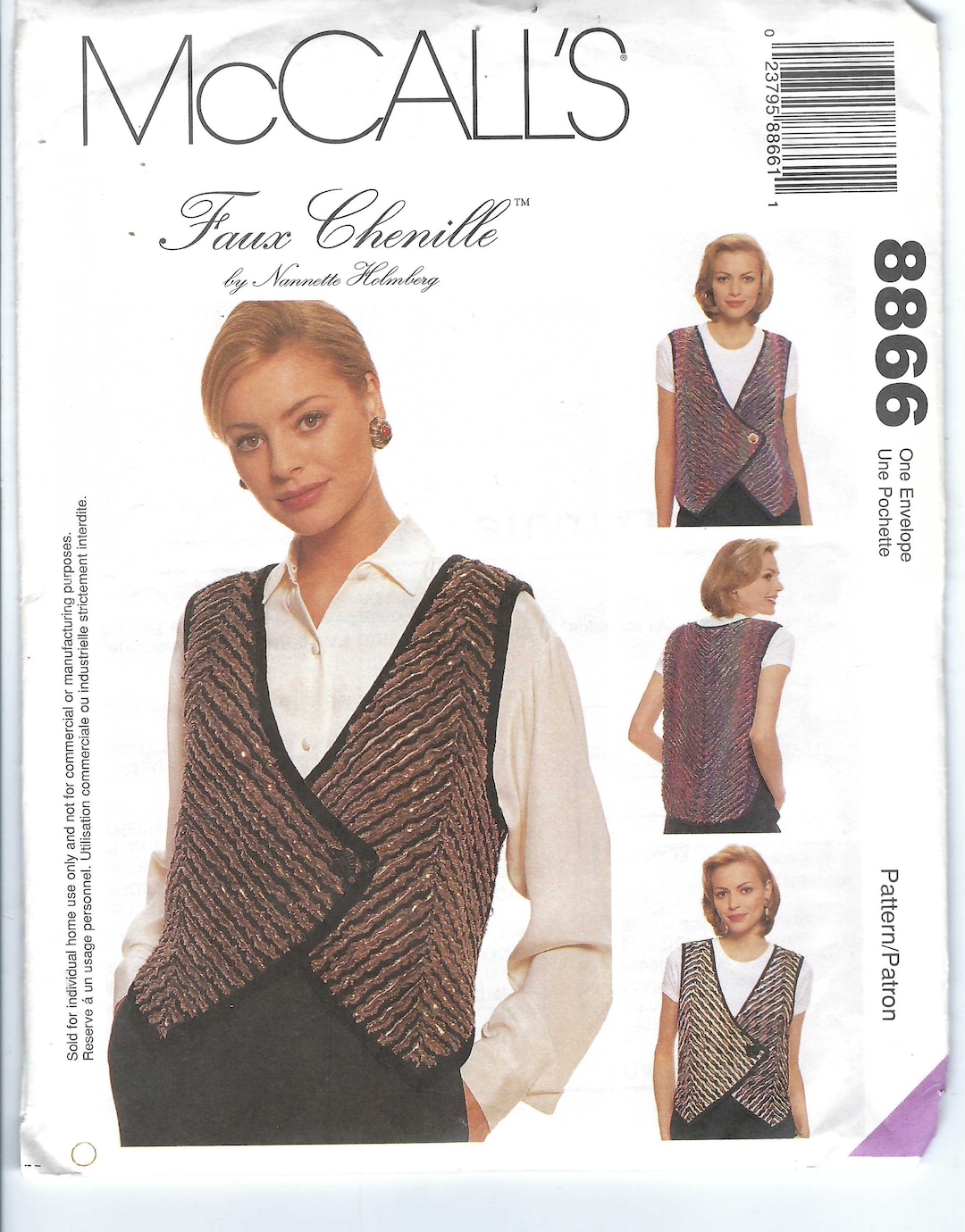 Uncut Vintage Mccalls Sewing Pattern 8866 Vintage Mccalls SEWING ...