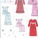 Uncut Simplicity Sewing Pattern 10595 9134 Misses' Released Pleat Dress ...