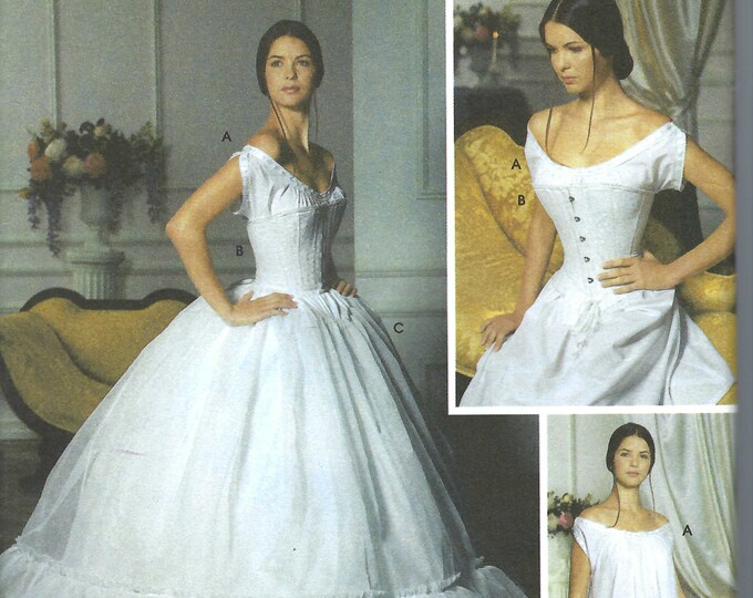 Uncut Simplicity Sewing Pattern 5726 Historic Mid 1800s Civil War Era ...