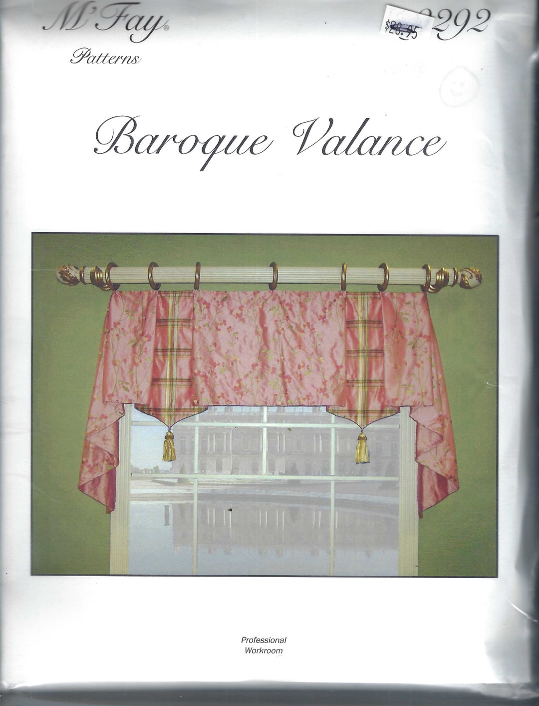 Rare Uncut M Fay Sewing Pattern 9292 Baroque Valance Factory Folded - Etsy