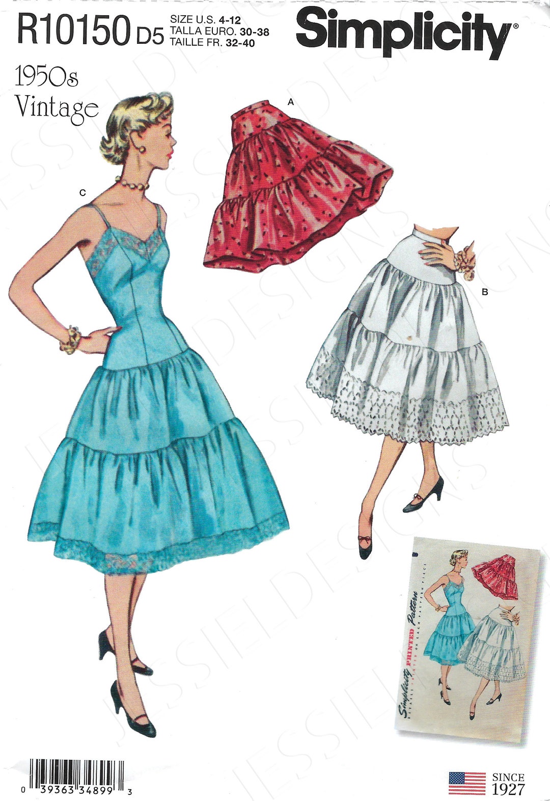 Uncut Simplicity Sewing Pattern 10150 R10150 8456 Sewing Pattern ...