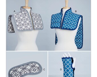 Simplicity S9331 Hot or Cold Shoulder Wraps Mask and Wrist - Etsy
