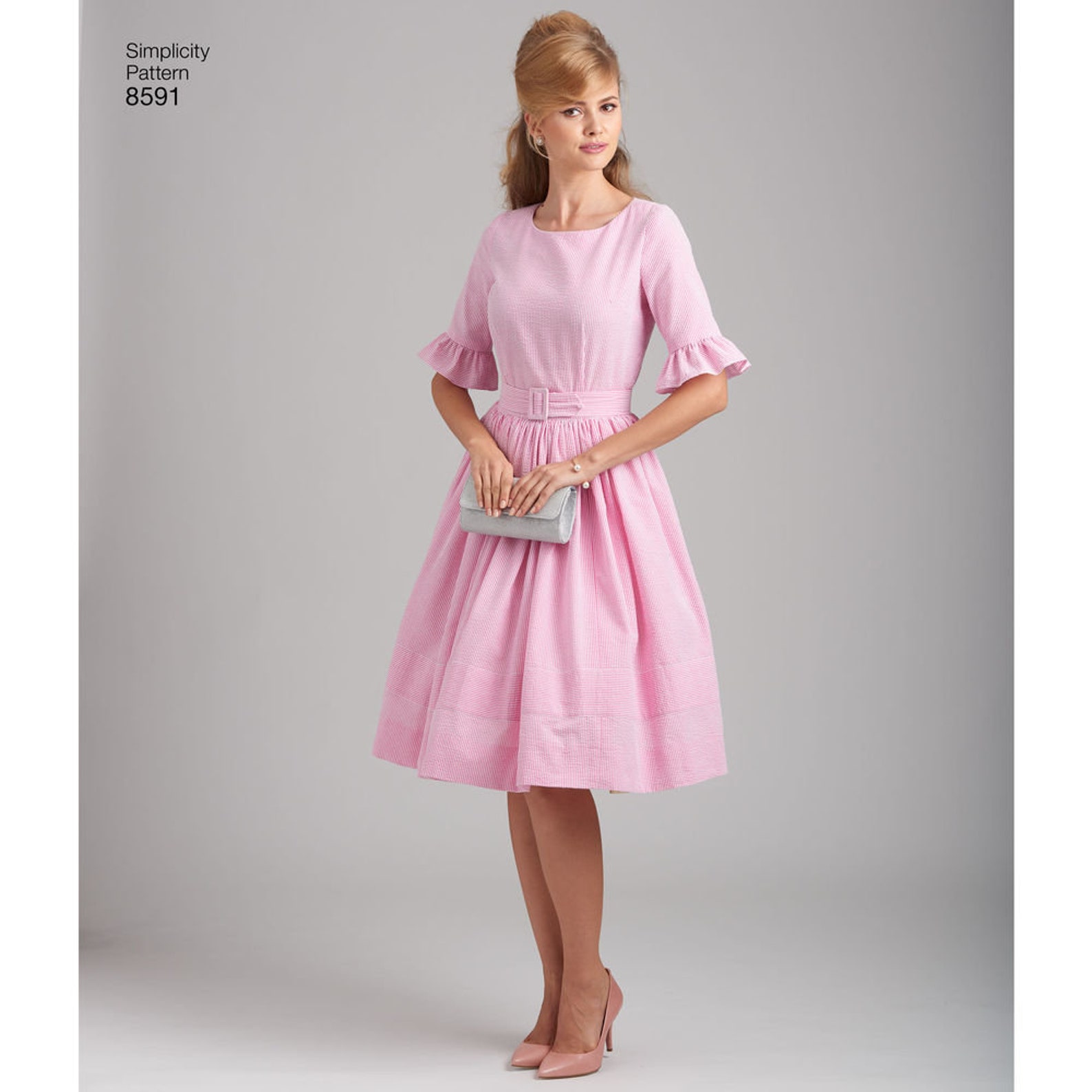 Uncut Simplicity 10388 8591 Sewing Pattern, Retro 1960s Dress - Vintage ...
