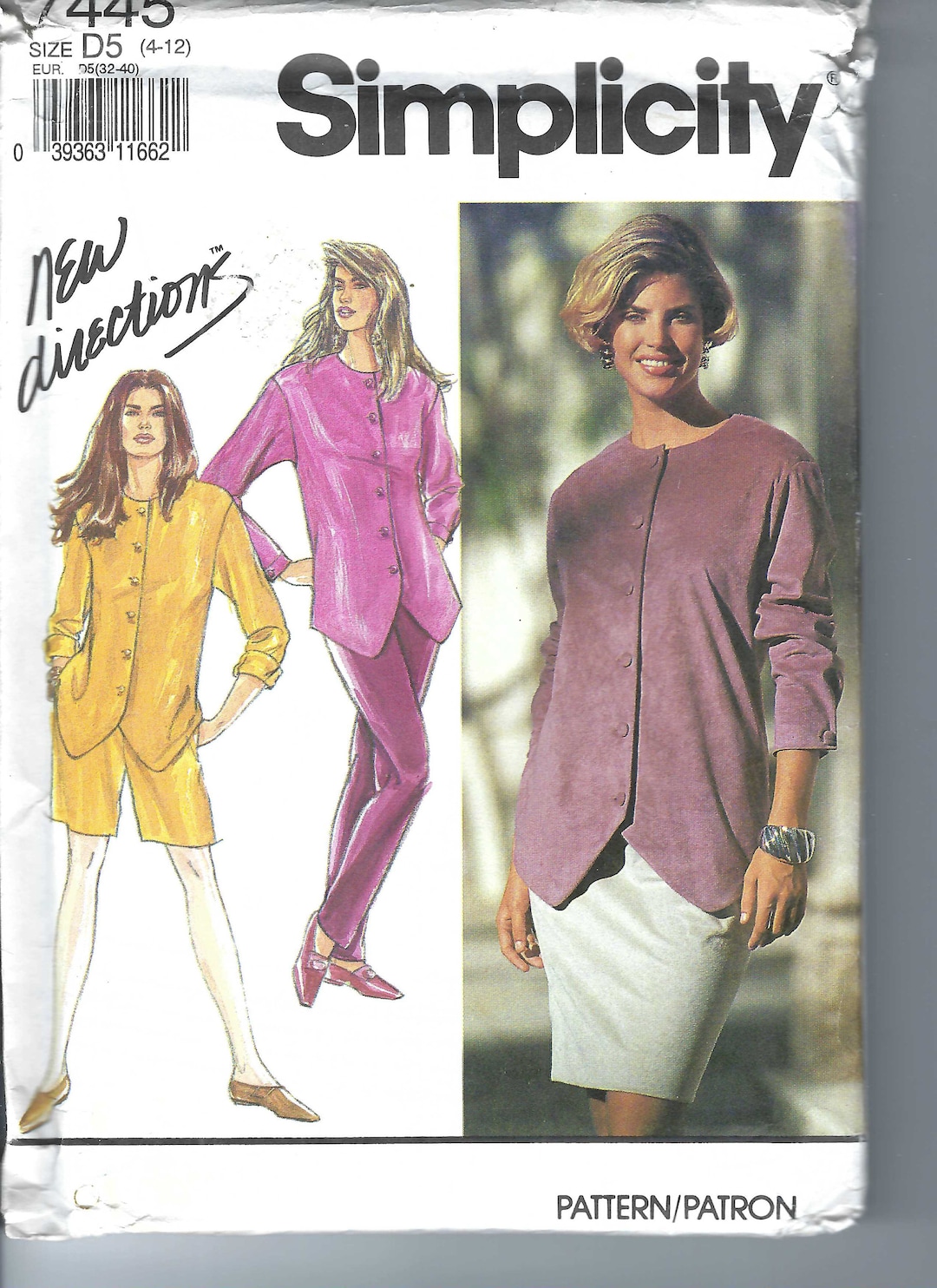 Uncut Vintage Simplicity Sewing Pattern 7445 Misses’ Pants or Shorts ...