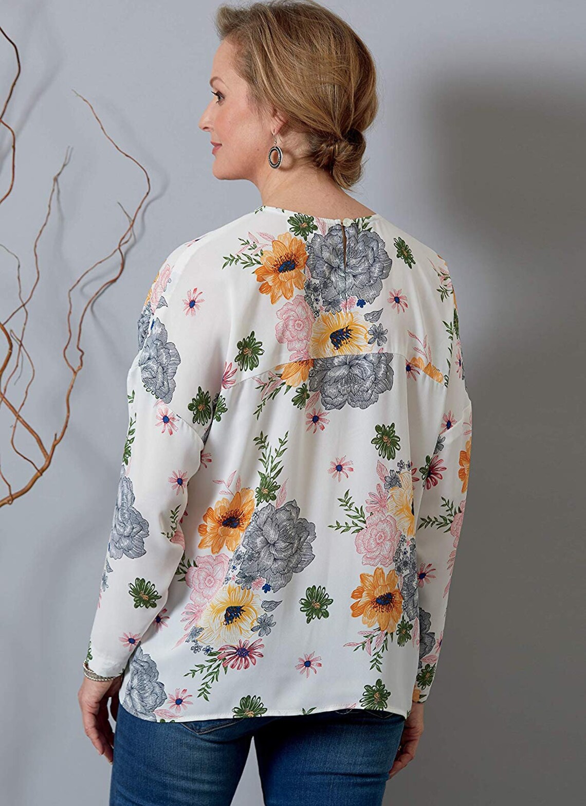 Uncut NEW Pattern BUTTERICK 6593 Misses Pullover Tops With - Etsy