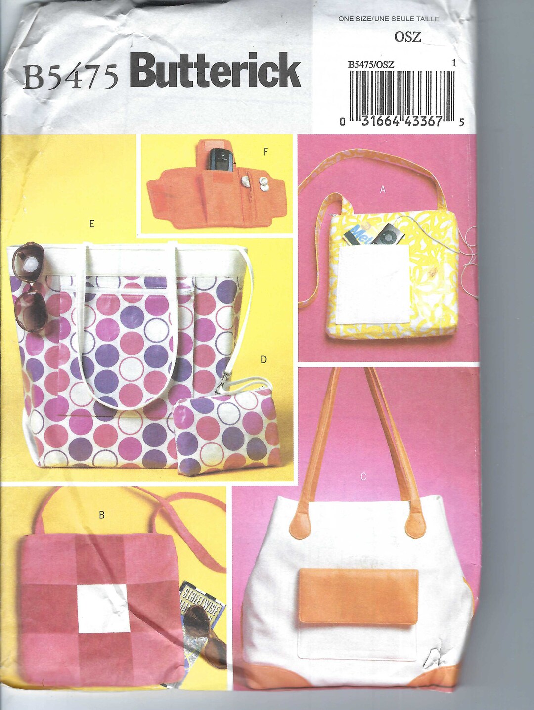 Uncut Butterick Sewing Pattern 5475 5475 Pattern UNCUT Mix and Match ...