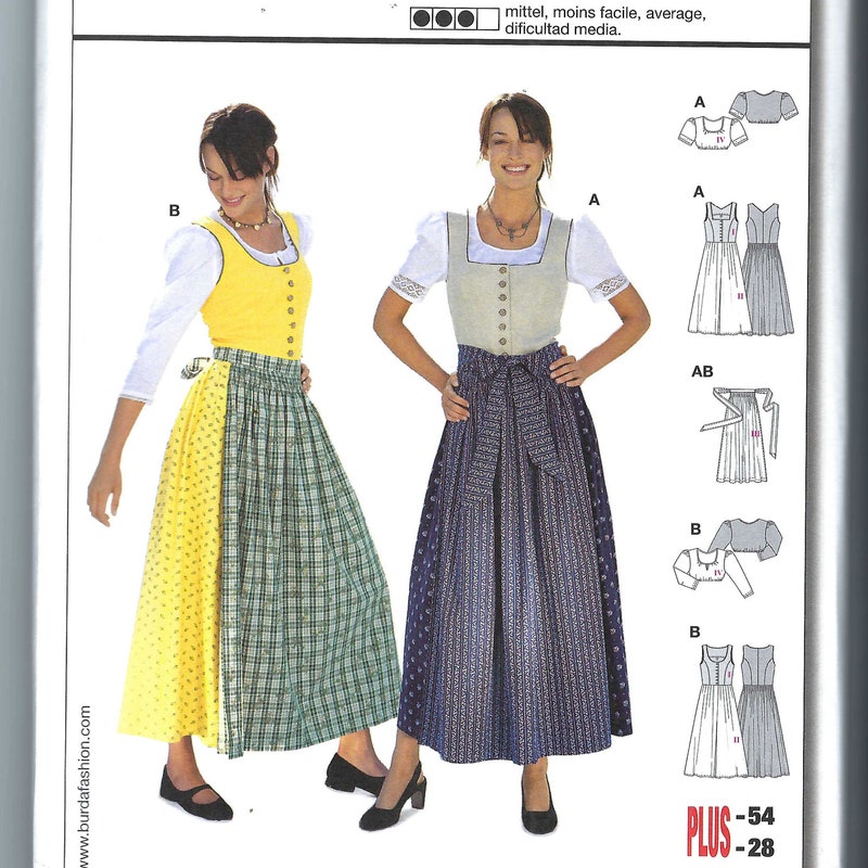 Dirndl Pattern - Etsy