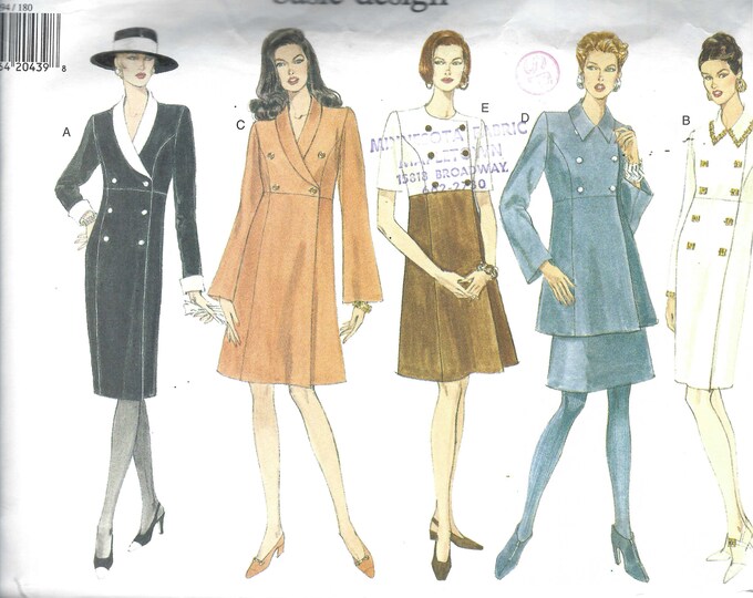Rare Uncut Vintage Vogue Sewing Pattern 1494 Misses Dress Tunic and ...