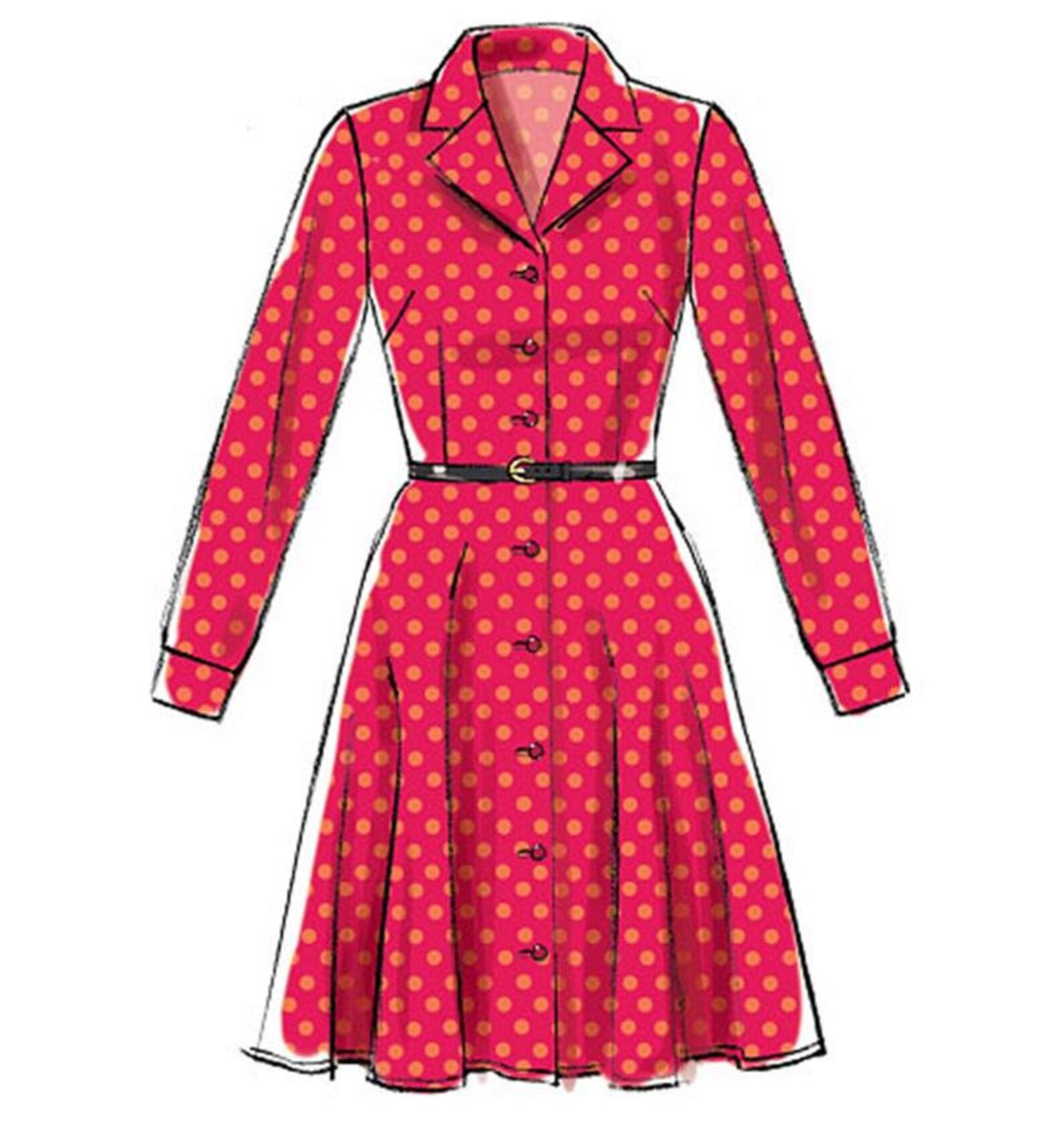 Uncut Mccall's Easy Palmer/pletsch Pattern M6891 6891 Misses Dresses ...