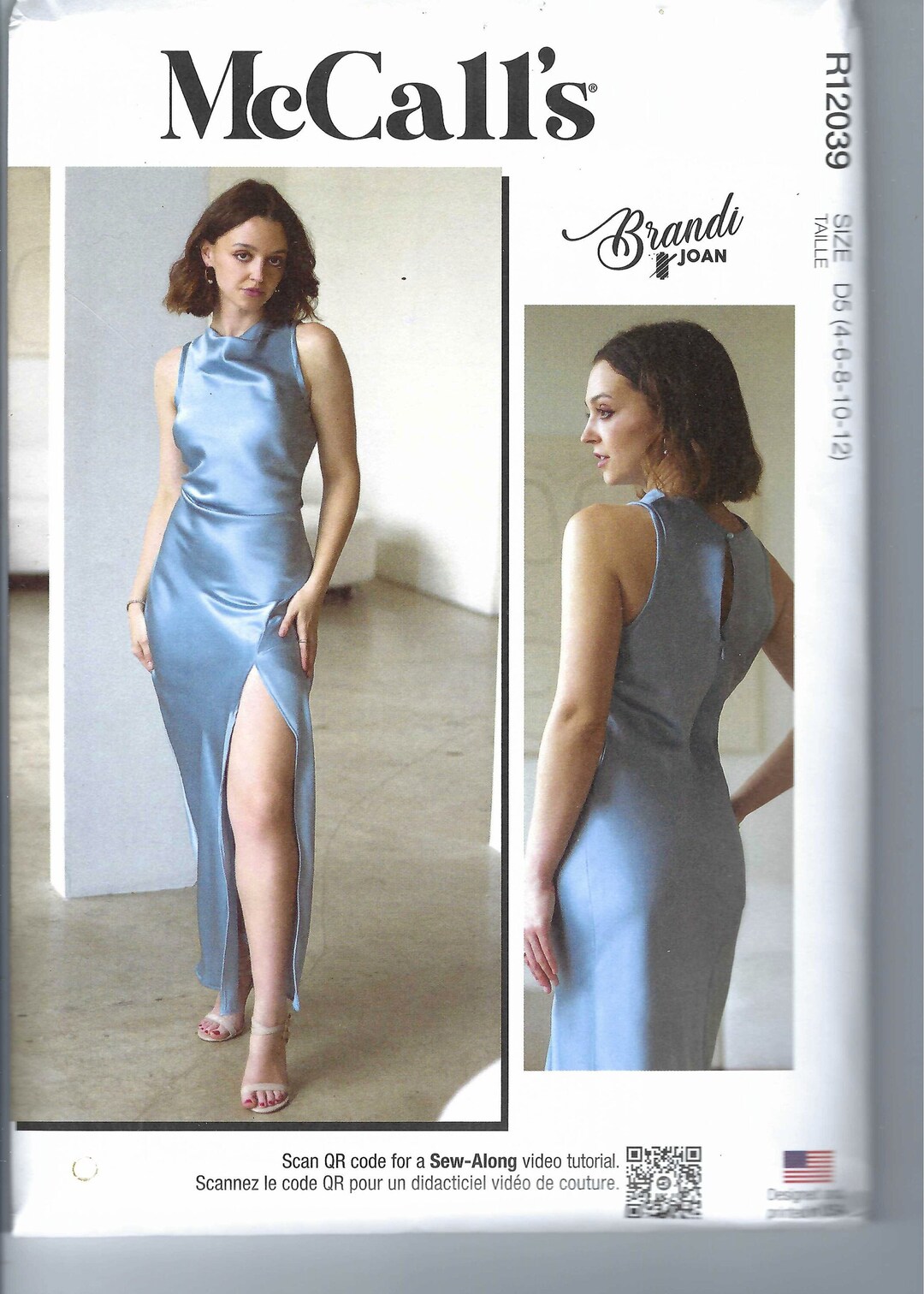 Uncut Mccalls Sew Sewing Pattern 12039 8446 Misses Special Occasion ...