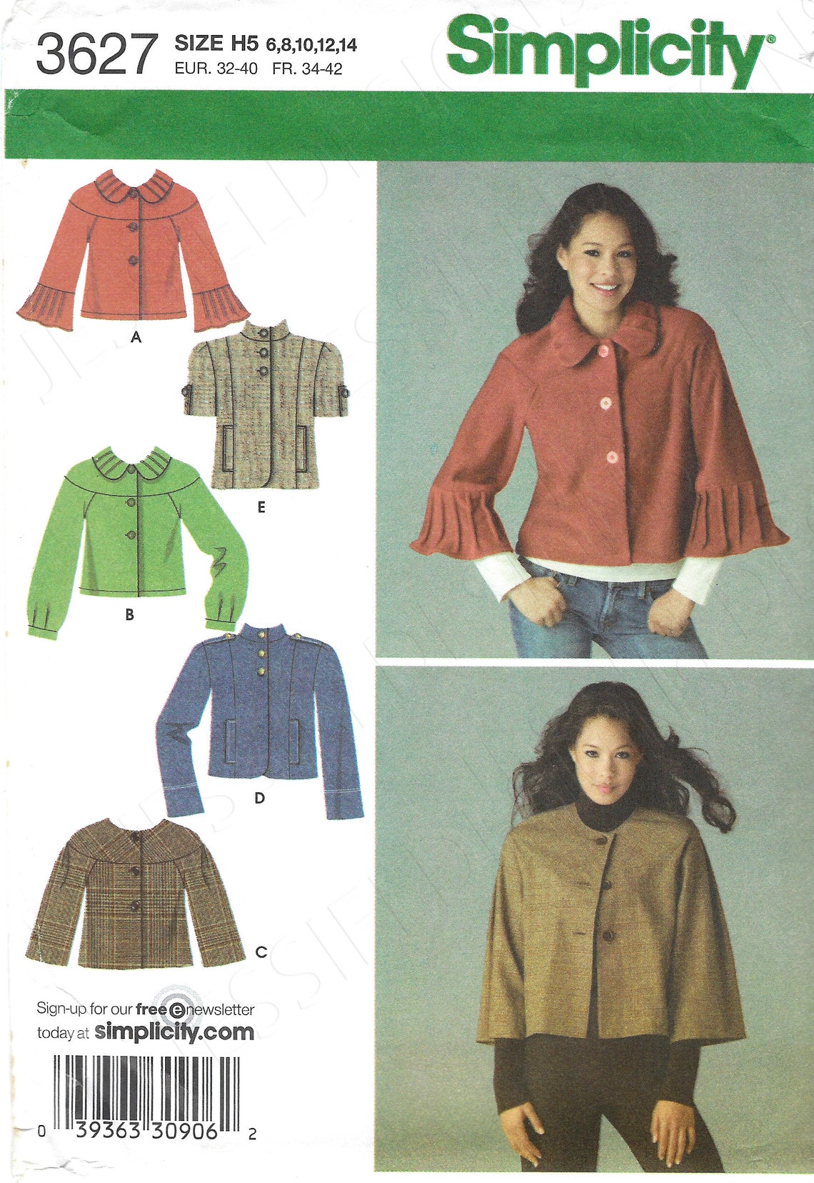 Uncut Simplicity Sewing Pattern 3627 Vintage Pattern Womens - Etsy