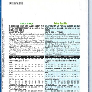 Rare Uncut Vintage Butterick Sewing Pattern 5915 Misses Jacket and ...