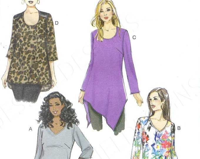 UNCUT Butterick Sewing Pattern 6263 Size 18W-24W 26W-32W Easy Pullover ...