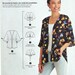 Uncut Simplicity Sewing Pattern 9107 Tops With Sleeve Variations Sewing ...