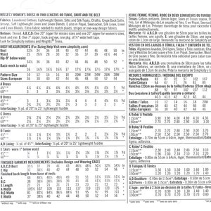 Uncut Simplicity Sewing Pattern 2917, Misses' Dress or Tunic, Skirt and ...